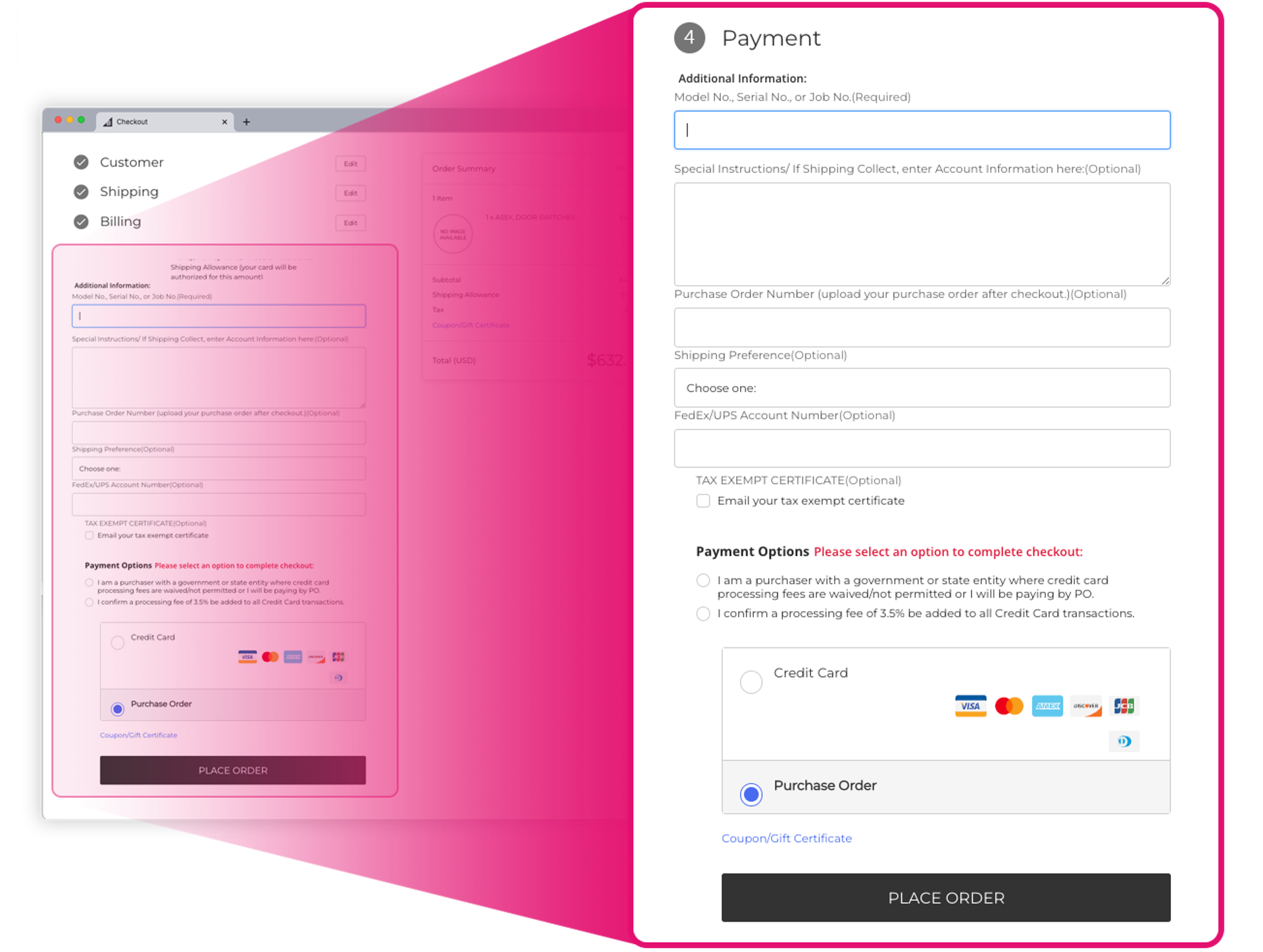 Custom Checkouts | PaymentPutty